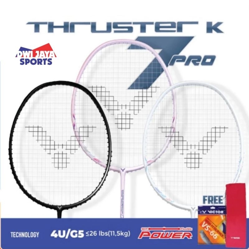 Jual Raket Victor Original THRUSTER K 7 PRO | Raket Victor TK 7 PRO ...