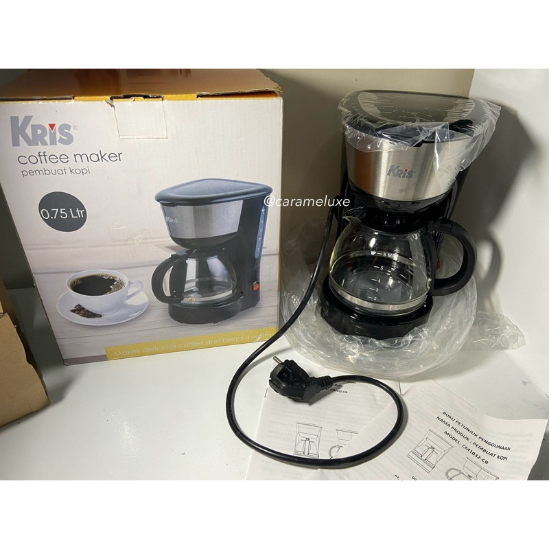 Jual Kris Coffee Maker Black CM1032-CB / Pembuat Kopi (NEW/Belum pernah ...