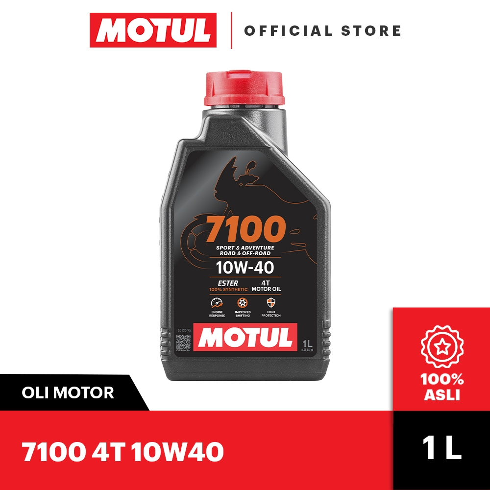 Jual Oli Motor Motul 7100 4T 10W40 1L II | Shopee Indonesia