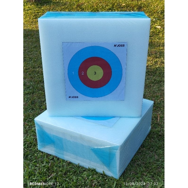 Jual bantalan target panahan putih ukuran 50x50x20 | Shopee Indonesia