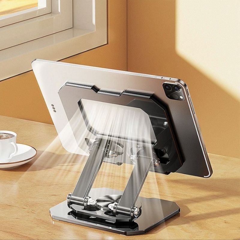 Jual Stand Holder HD-55 Dudukan Tablet & Hp Rotation 360° Full Metal ...