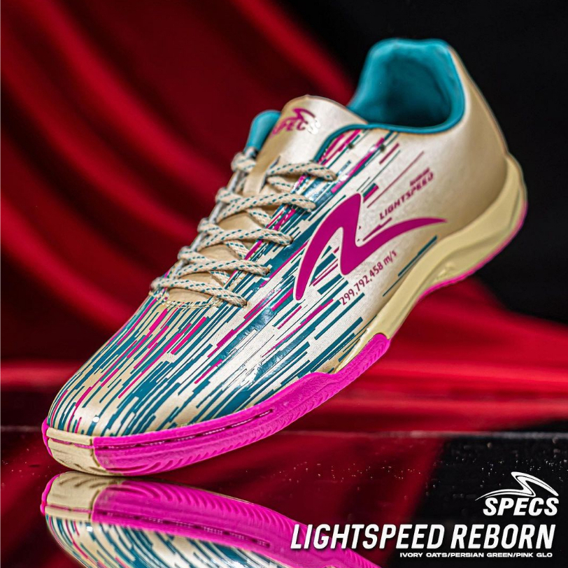 Jual Sepatu Futsal Specs Lightspeed LS Reborn Meta Crush Pack ivory ...