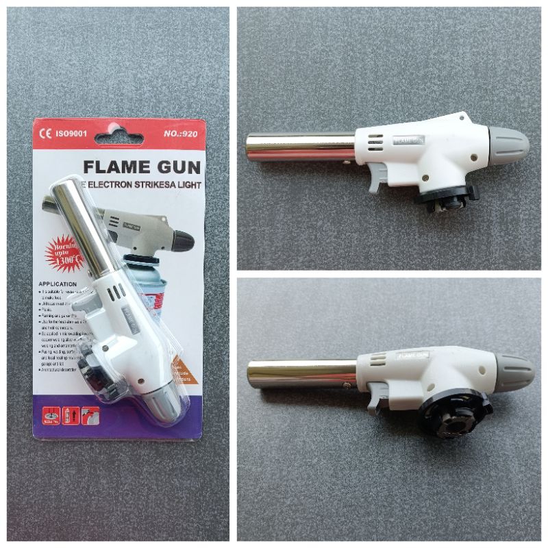 Jual Kepala Gas Portable Jet Flame Gun Torch Korek Api Gas Masak ...