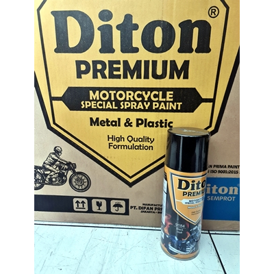 Jual Cat Diton Premium HITAM DOFF 9184 BLACK DOFF - Cat Semprot 400cc ...