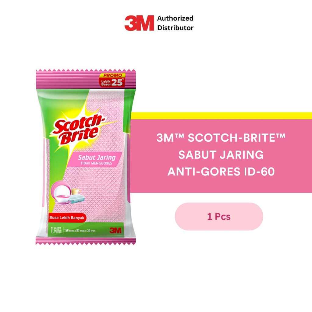 Jual Scotch-Brite Sabut Jaring Cuci Piring dan Alat Makan Bahan Plastik ...