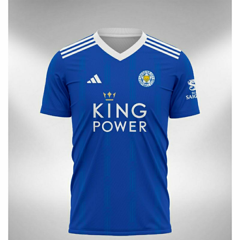 Jual Jersey Leicester LCFC Home 2023 2024 FREE NICKNAME | Shopee Indonesia