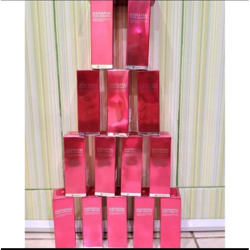 Jual serum wajah hanamai pure essence exp 2027 kemasan terbaru 100% ...