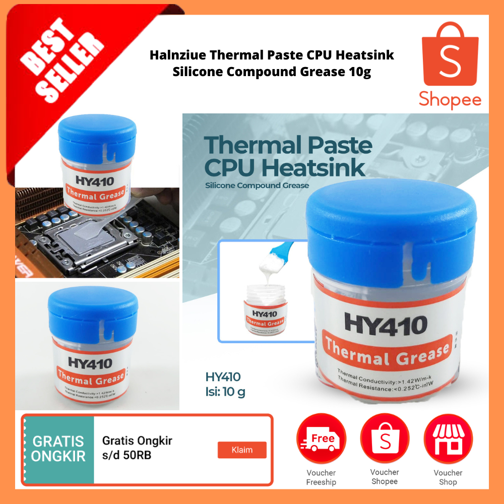 Jual Thermal Paste CPU Heatsink Silicone Compound Grease 10g / Pasta ...