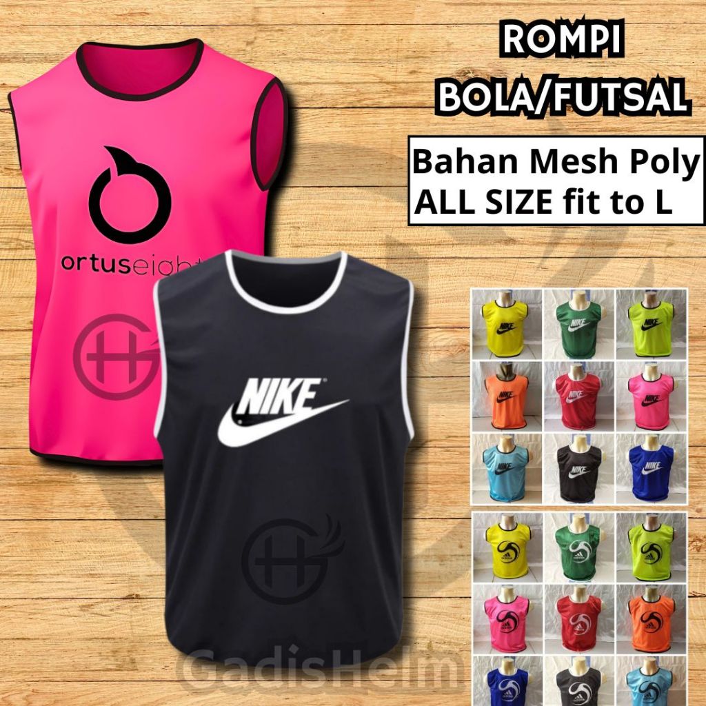 Jual 6pcs ROMPI Futsal/Rompi Bola/Rompi Latihan/Rompi Sepak Bola ...