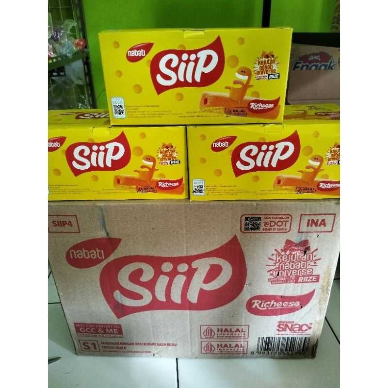 Jual Nabati SiiP 1 karton isi 12 box (1 box isi 20 pcs) | Shopee Indonesia