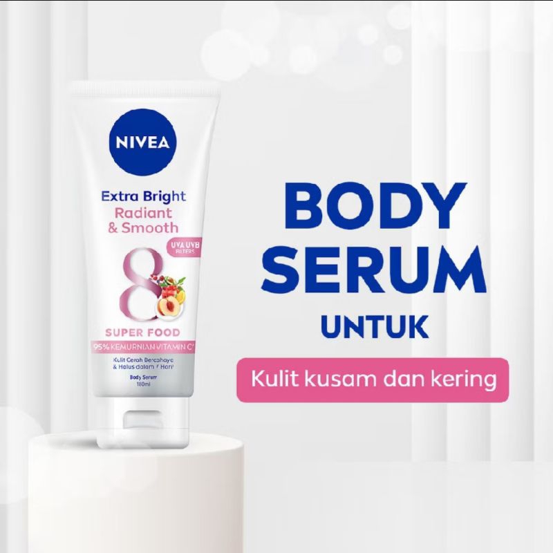 Jual ( Ready Stok ) NIVEA BODY SERUM EXTRA BRIGHT RADIANT & SMOOTH UVA ...