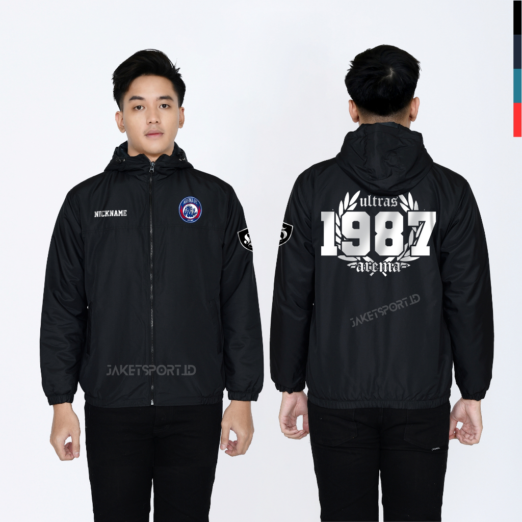 Jual JAKET ELEGANTER AREMA ULTRAS 1987 CUSTOM TERBARU KEREN PARASUT ...