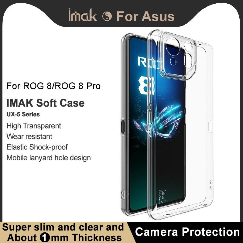 Jual Imak Case Asus Rog 8 / Rog 8 Pro Phone IMAK UX-5 TPU Casing ...