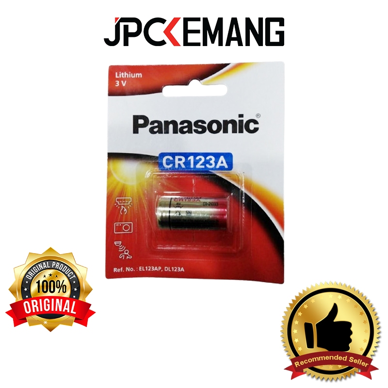 Jual Panasonic Lithium Cylindrical Battery CR123A Original | Shopee Indonesia