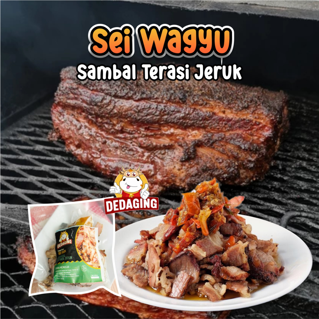 Jual DEDAGING | Sei Sapi Daging & Sambal Terpisah - Daging Asap Empuk ...