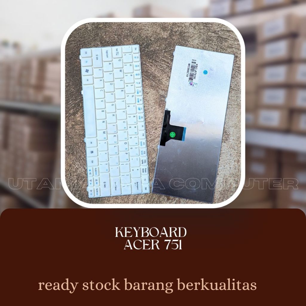 Jual KEYBOARD ACER ASPIRE ONE 532 D260 D270 WHITE | Shopee Indonesia