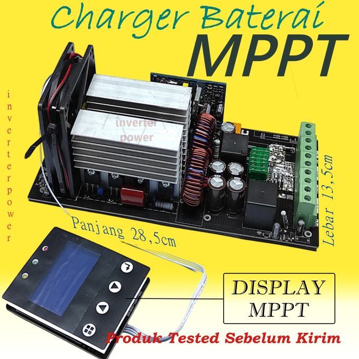 Jual MPPT 60a solar charge controller 60amper rakitan lokal panel Surya ...