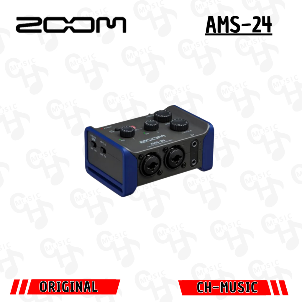 Jual ZOOM AMS-24 2-In, 4-Out Audio Interface USB-Type-C Original AMS24 | Shopee Indonesia