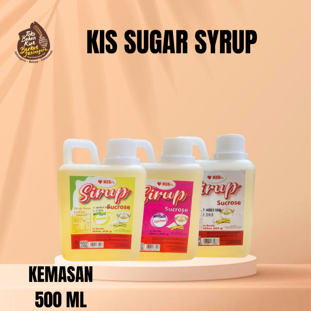 Jual KIS SUGAR SYRUP 500 ML / SUGAR SYRUP SUCROSE / GULA CAIR | Shopee ...