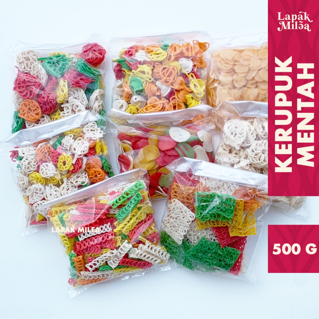 Jual [KILOAN] Kerupuk Mentah Krupuk Topping Seblak Mentah | Shopee ...