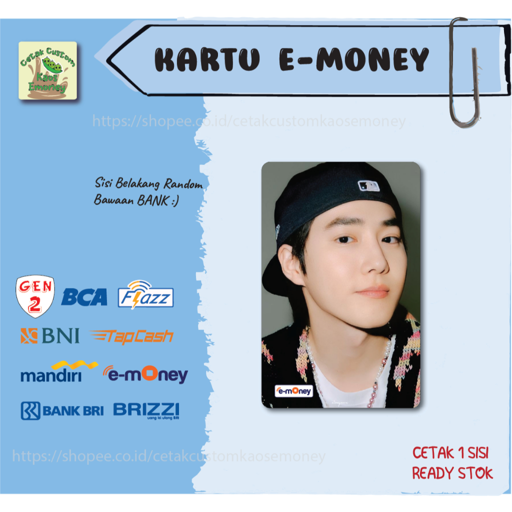 Jual KARTU EMONEY ETOLL KPOP SUHO EXO PHOTO ALBUM HEAR ME OUT E MONEY ...