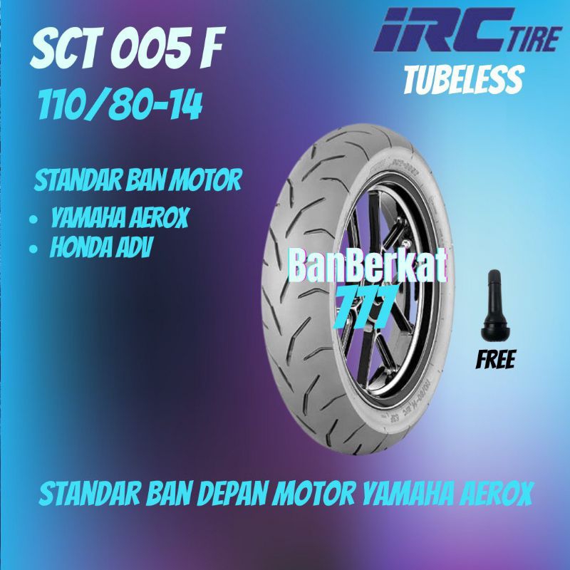 Jual PROMO Ban Depan Motor Yamaha Aerox, Honda ADV / IRC SCT-005F 110/ ...