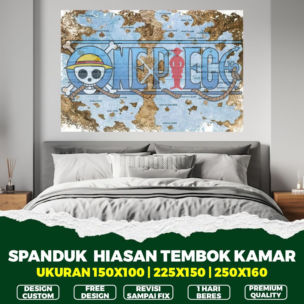 Jual SPANDUK HIASAN TEMBOK KAMAR / BANNER DINDING / WALLPAPER DINDING ...