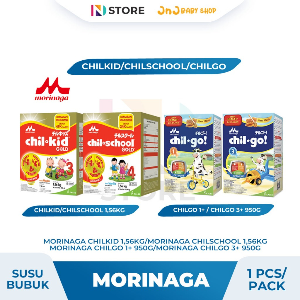 Jual Morinaga Chil Kid Gold / Chil School Gold / ChilGo 1+/3+ Rasa Madu ...
