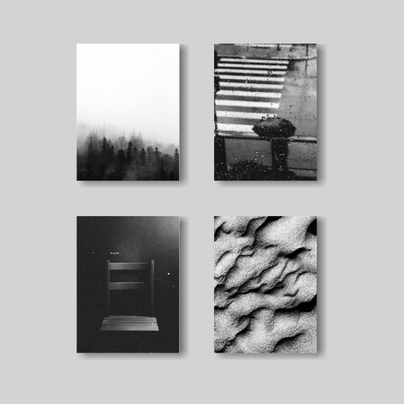 Jual Poster Dinding Monochrome Aesthetic/Wall Decor Monochrome ...