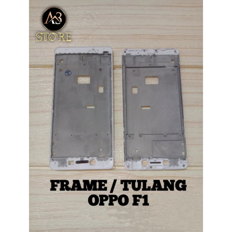 Jual FRAME / TULANG TENGAH LCD OPPO F1 (WHITE) | Shopee Indonesia