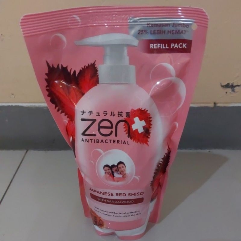 Jual Zen antibacterial Japanese Red Shiso 800ml | Shopee Indonesia