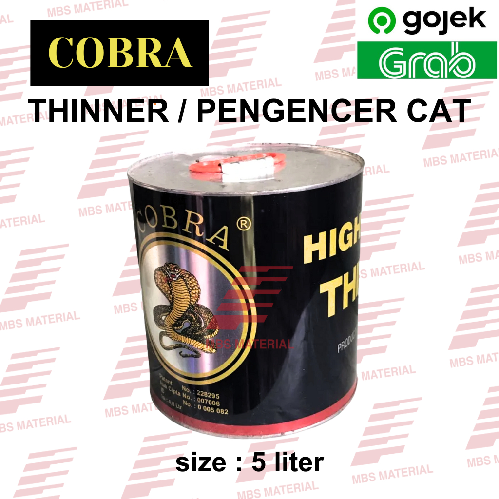 Jual Thinner / Pengencer Cat Merek Cobra Mas 5 Liter | Shopee Indonesia