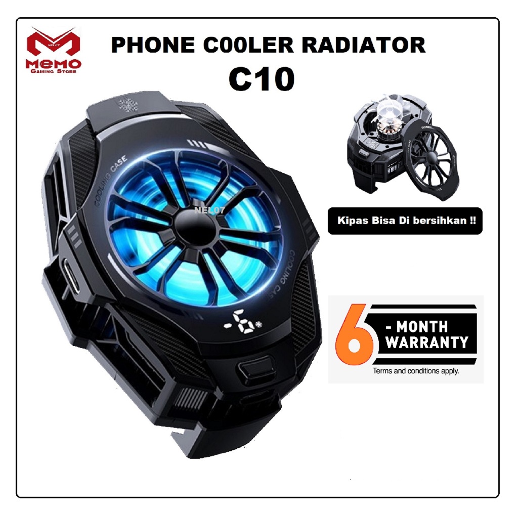 Jual Funcooler C10 Fan Cooler Radiator Charger Phone Cooler Kipas ...