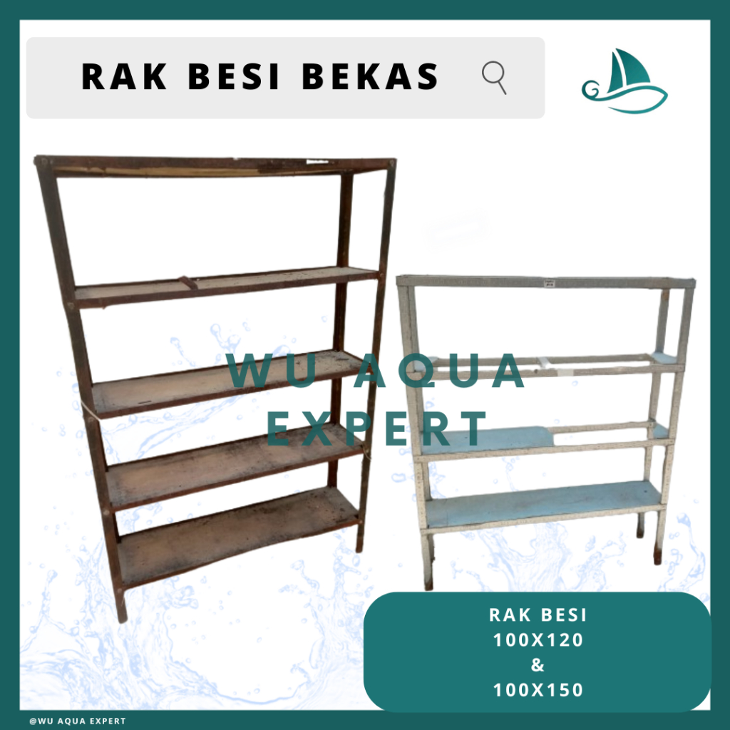 Jual Rak Besi Bekas Rak Baja Ringan Bekas Rak Display Rak Toko Etalase ...