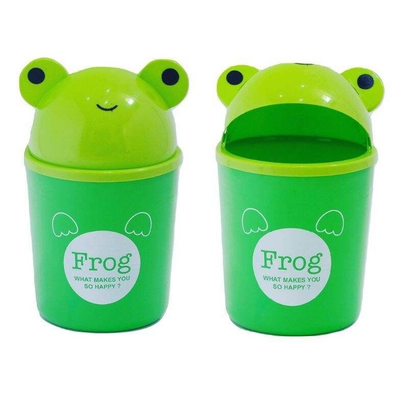 Jual Mini Trash (frog) / tong sampah mini karakter kodok | Shopee Indonesia