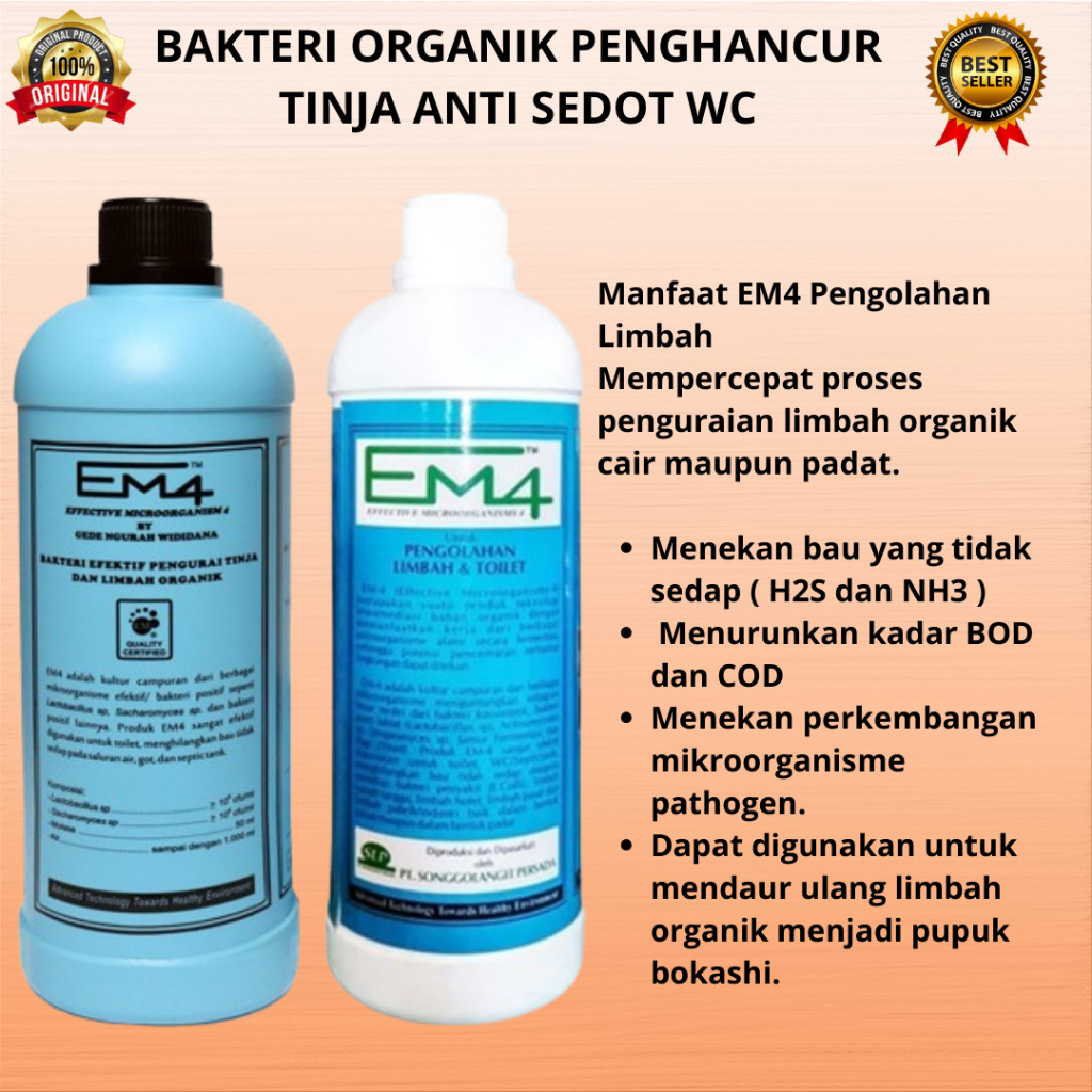 Jual Obat Pengurai Limbah Biofill Wc Solusi Anti Sedot Tinja Penghilang ...