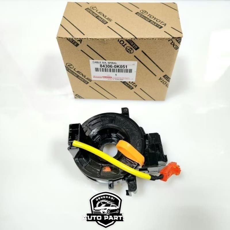 Jual KABEL SPIRAL KLAKSON INNOVA REBORN FORTUNER VRZ HILUX DOBLE CABIN ...