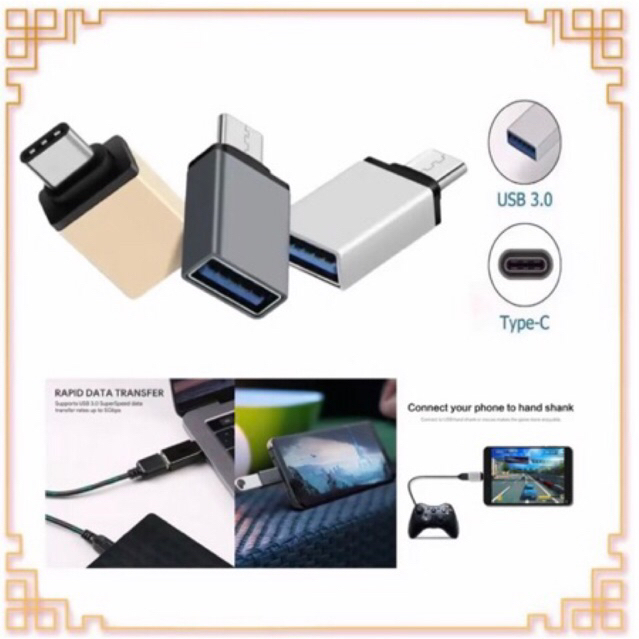 Jual [ COD ] OTG TYPE-C TO USB / CONNECTOR FLASHDISK TYPE-C | Shopee ...