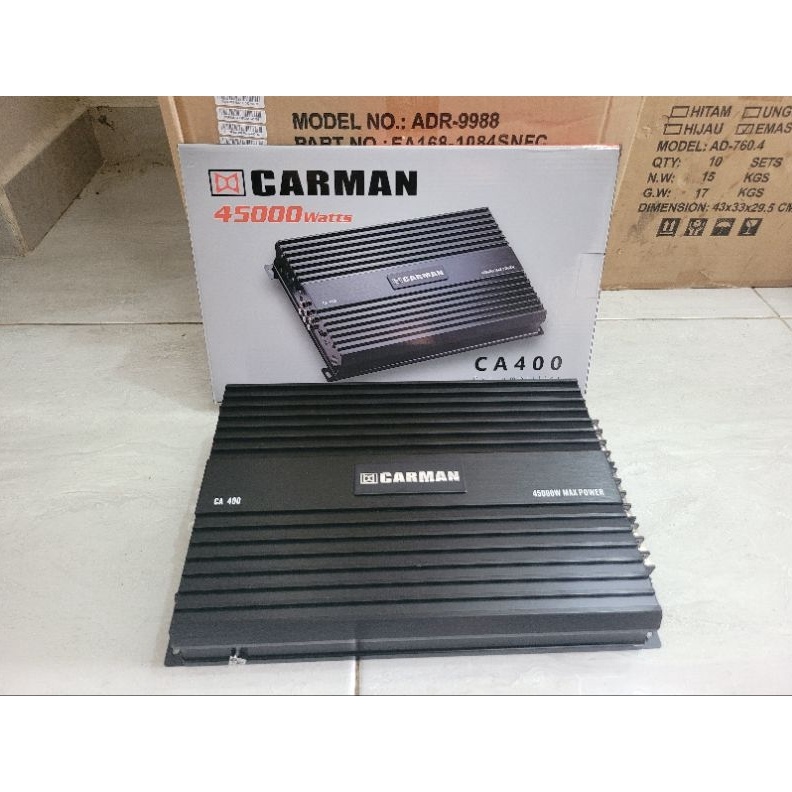 Jual Harga Turun Drastis Power Amplifier CARMAN CA4 4channel | Shopee ...