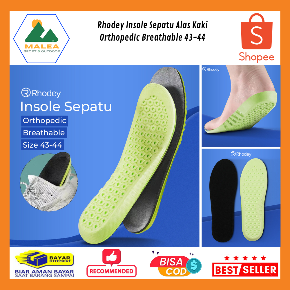 Jual Insole Sepatu Alas Kaki Orthopedic Breathable 43-44 / Bantalan Sepatu Sol Dalam Ortopedi ...