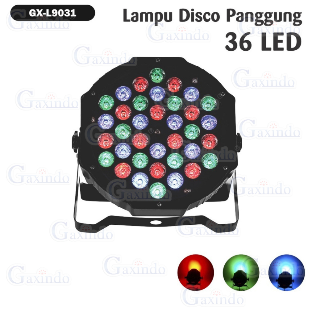 Jual LAMPU SOROT DISCO RGB 36 LED L9031 LAMPU RGB SOROT LANGIT DISCO ...