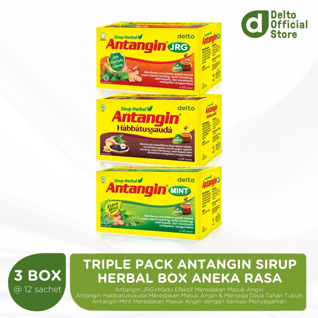 Jual Triple Pack Antangin Sirup Herbal Box 12s Aneka Rasa (JRG-Habba ...