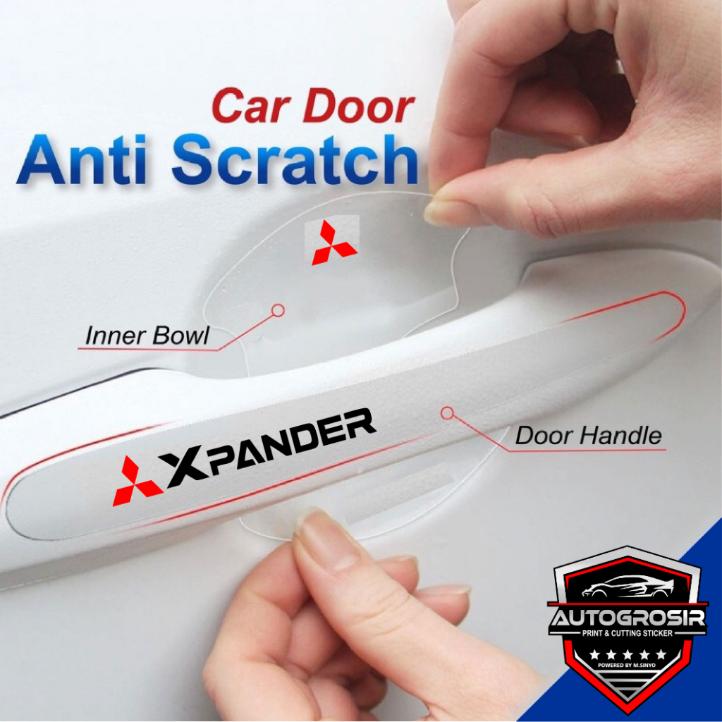 Jual Sticker stiker bening transparan pelindung outer handle mobil ...