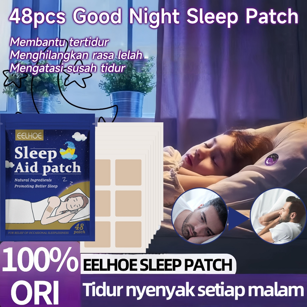 Jual Sleeping Patch Good Night Sleep Patch Plester Mulut Tidur Obat Tidur Ampuh Sleeping Patch ...