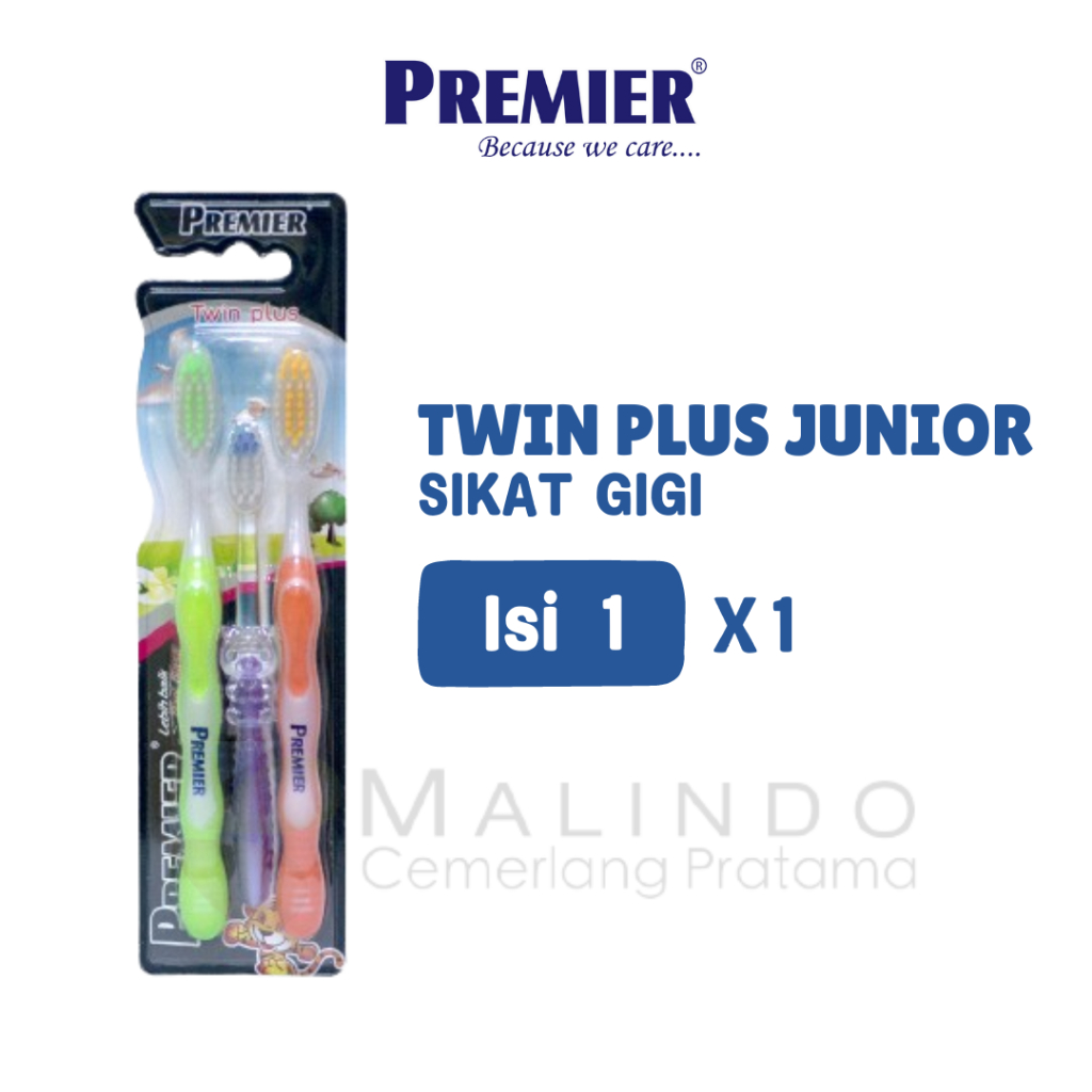 Jual BELI 3 LEBIH HEMAT Premier Sikat Gigi Twin Plus Junior Toothbrush Sikat Gigi Dewasa Sikat ...