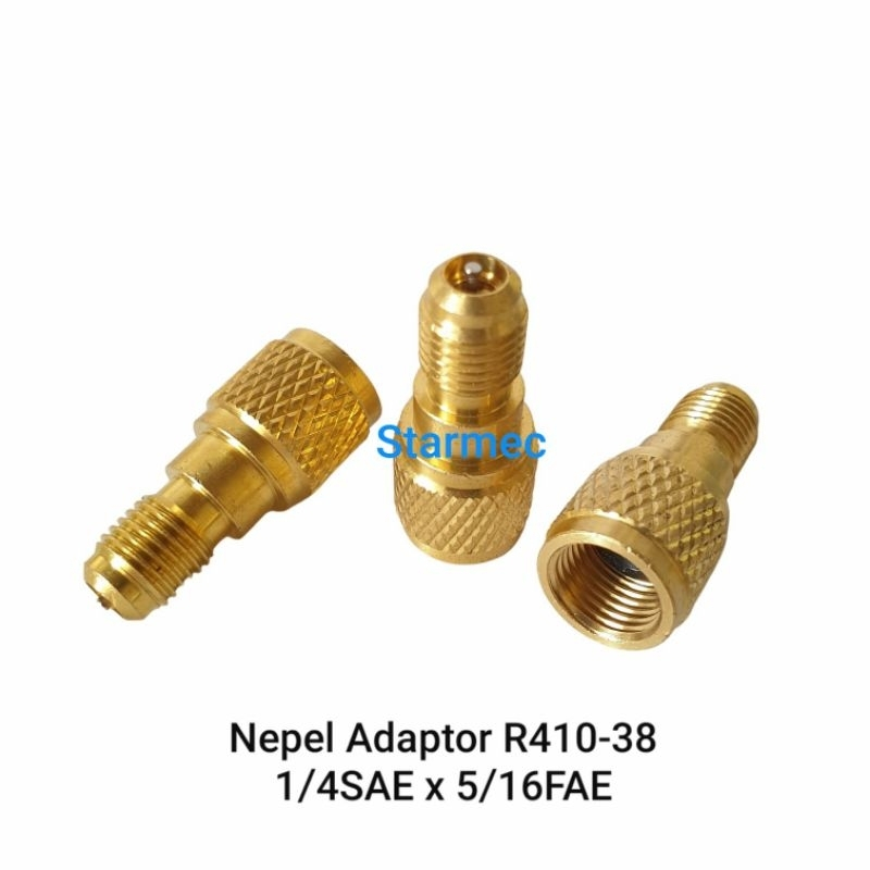Jual 1 pcs Adaptor r22 ke r32 / R410 converter selang R22 jadi rubah ...