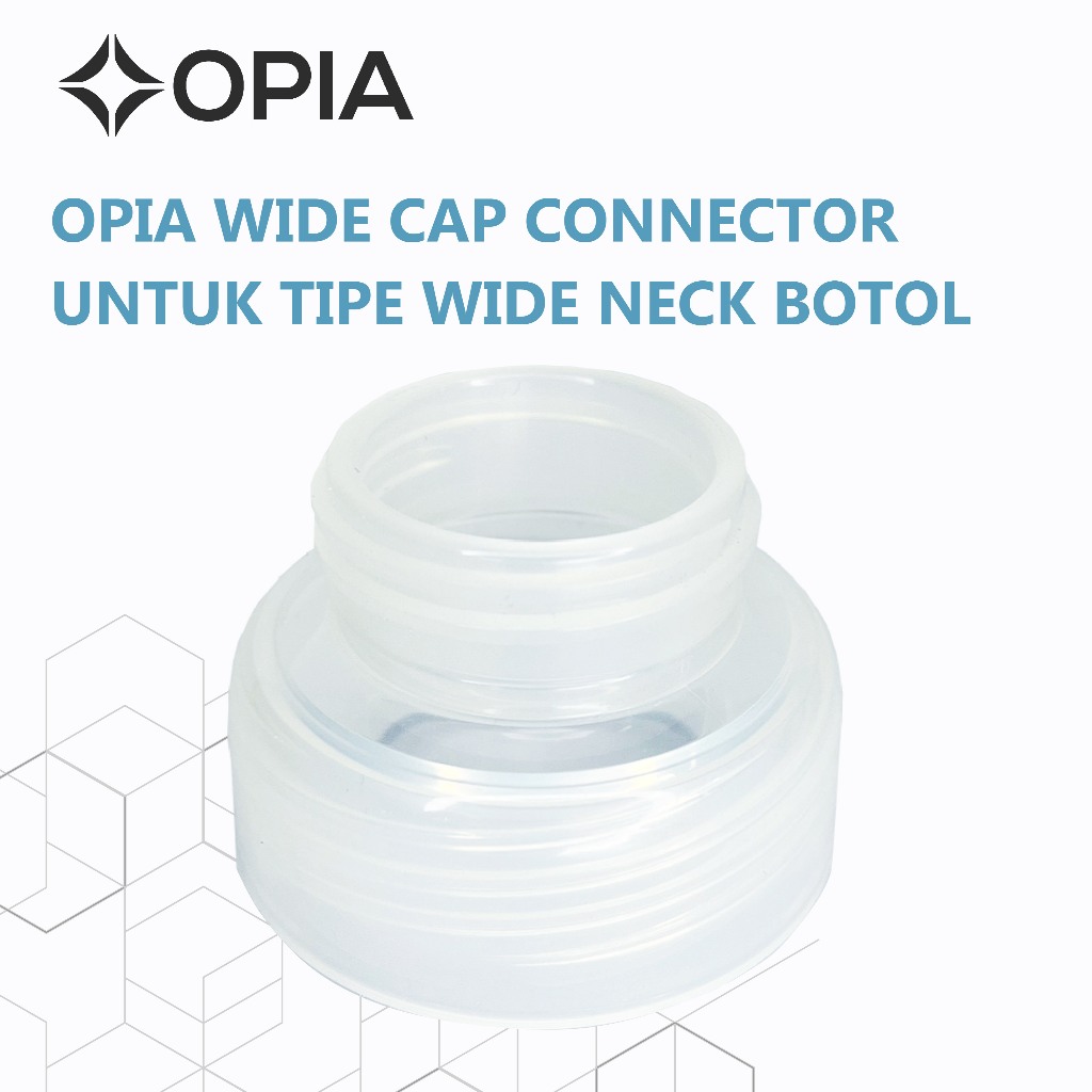 Jual OPIA WIDE CAP CONNECTOR Untuk tipe Wide Neck Botol | Shopee Indonesia