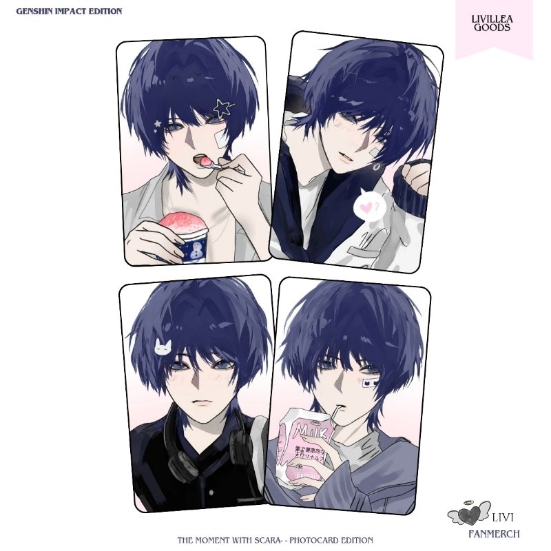 Jual Genshin Impact Scaramouche Photocard [LIVI] | Shopee Indonesia