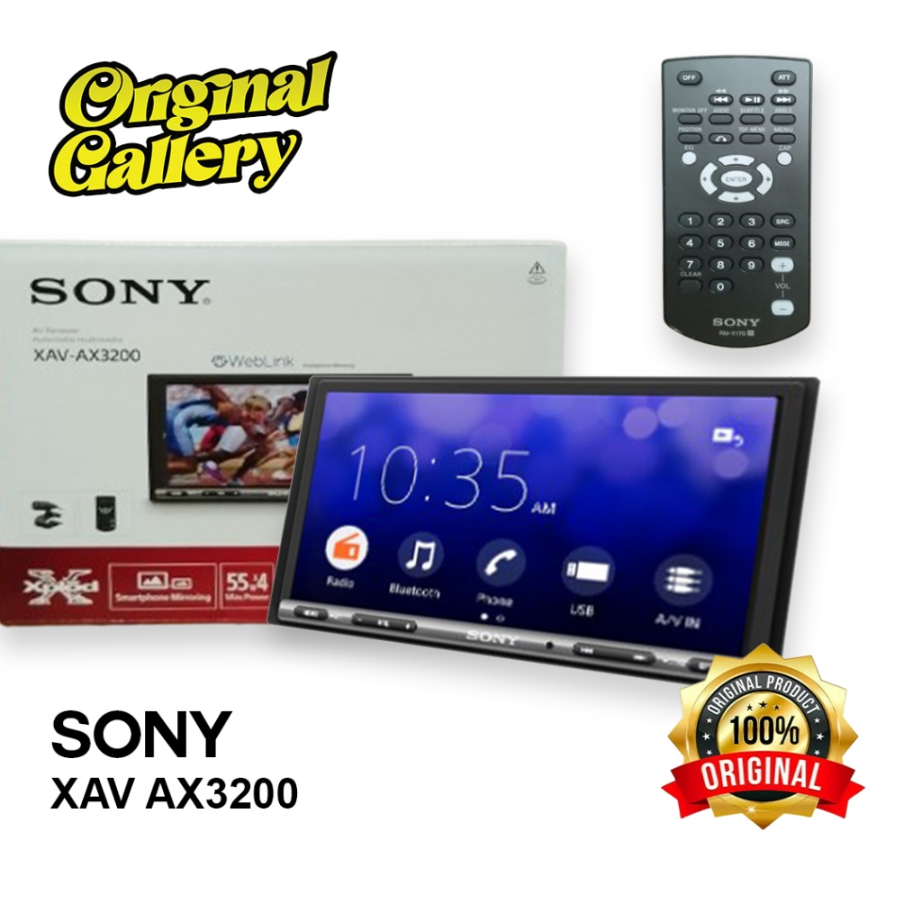 Jual Head Unit Mobil 6.95 Inch SONY XAV-AX3200 ORIGINAL | Shopee Indonesia