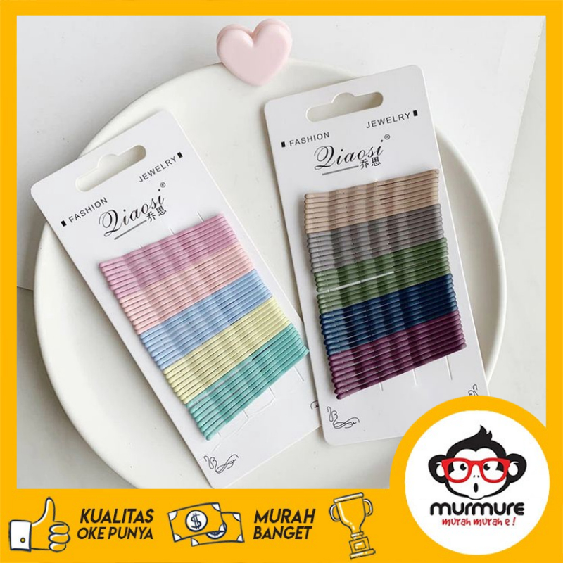 Jual MURMURE I JEPIT LIDI BOBBY PIN ISI 40 JEPIT RAMBUT KECIL HITAM ...